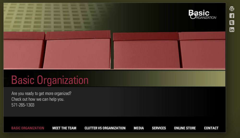 A Website Redesign for Basic Organization - Janet Barclay